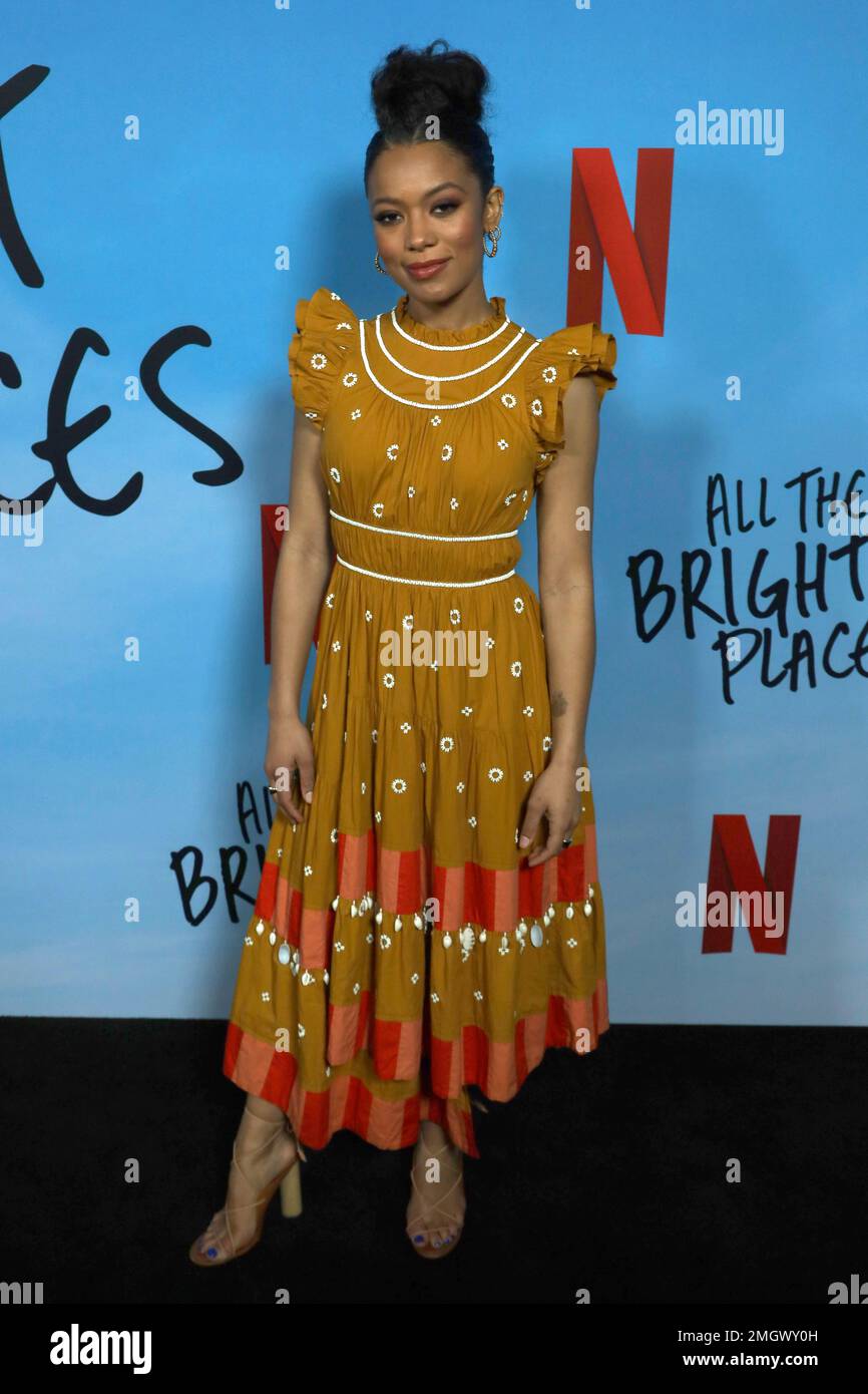 Jaz Sinclair arrives at the LA Special Screening of "All The Bright ...