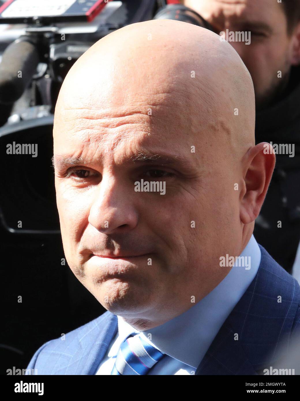Attorney Arthur Aidala appears outside Manhattan Criminal Court after a ...