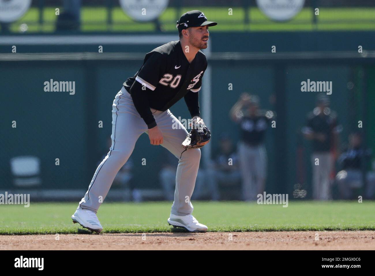 Chicago White Sox second baseman Danny Mendick during the second inning ...
