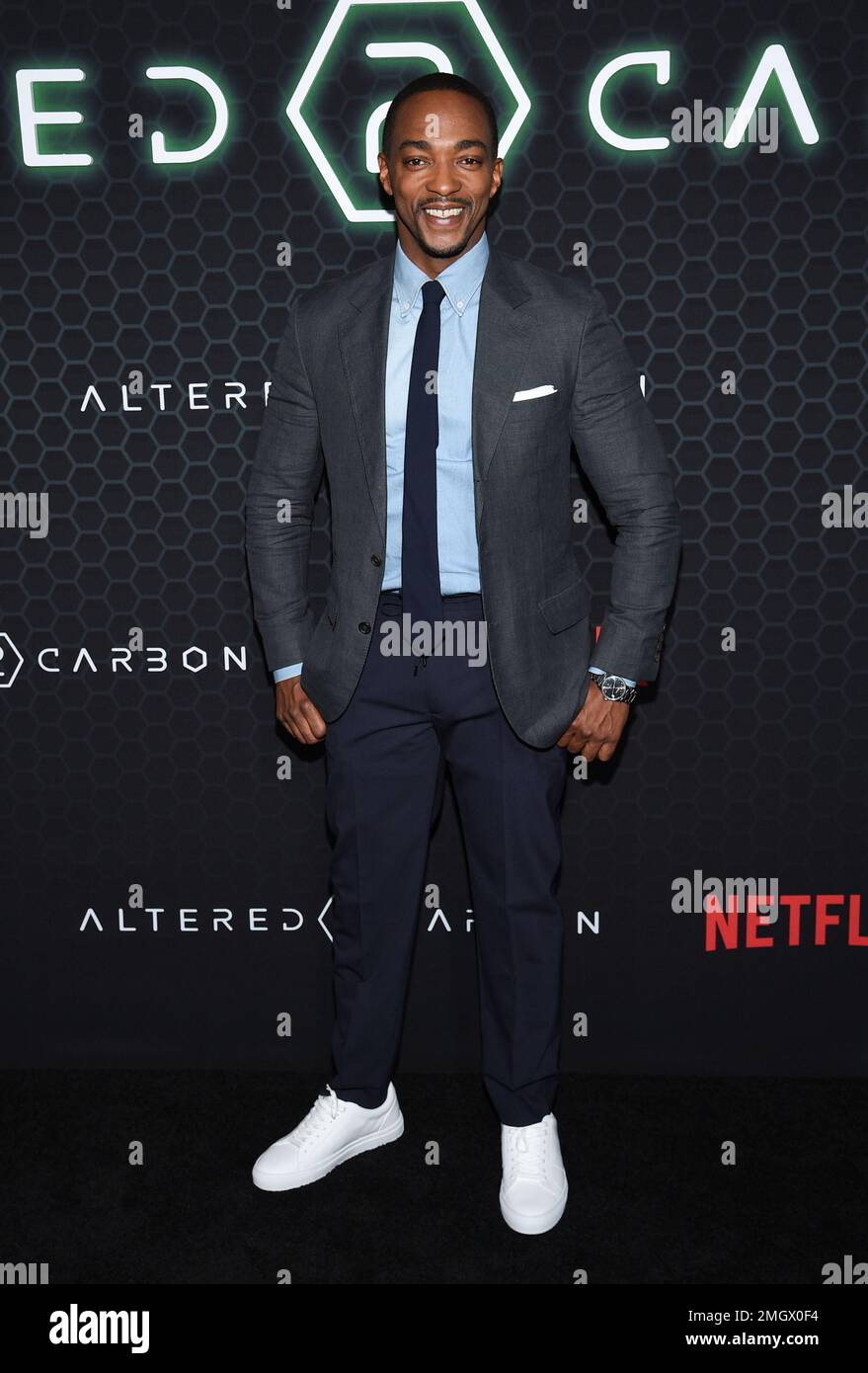 Actor Anthony Mackie attends Netflix's "Altered Carbon" season 2 ...