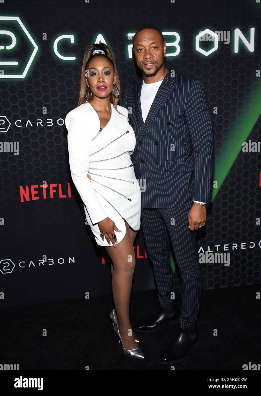 Actors Simone Missick, left, and Dorian Missick attend Netflix's ...