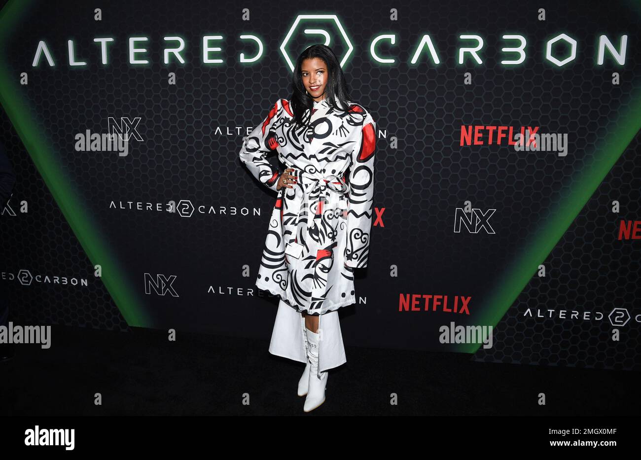 Actress Renée Elise Goldsberry attends Netflix's "Altered Carbon ...