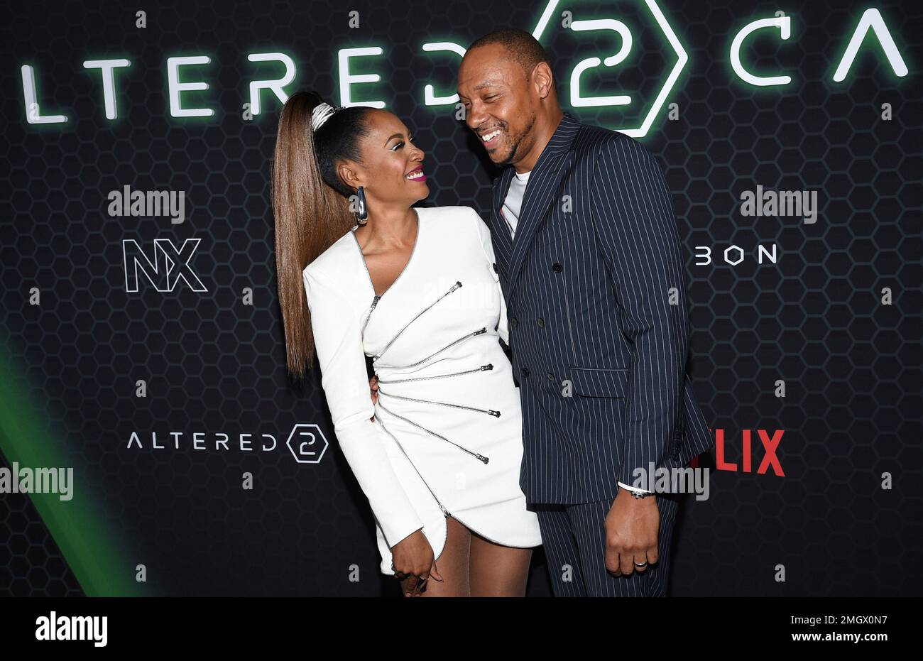 Actors Simone Missick, left, and Dorian Missick attend Netflix's ...