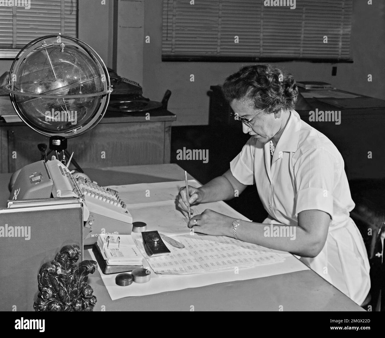 NASA mathematician Katherine Johnson is seen in 1962. (NASA via AP ...