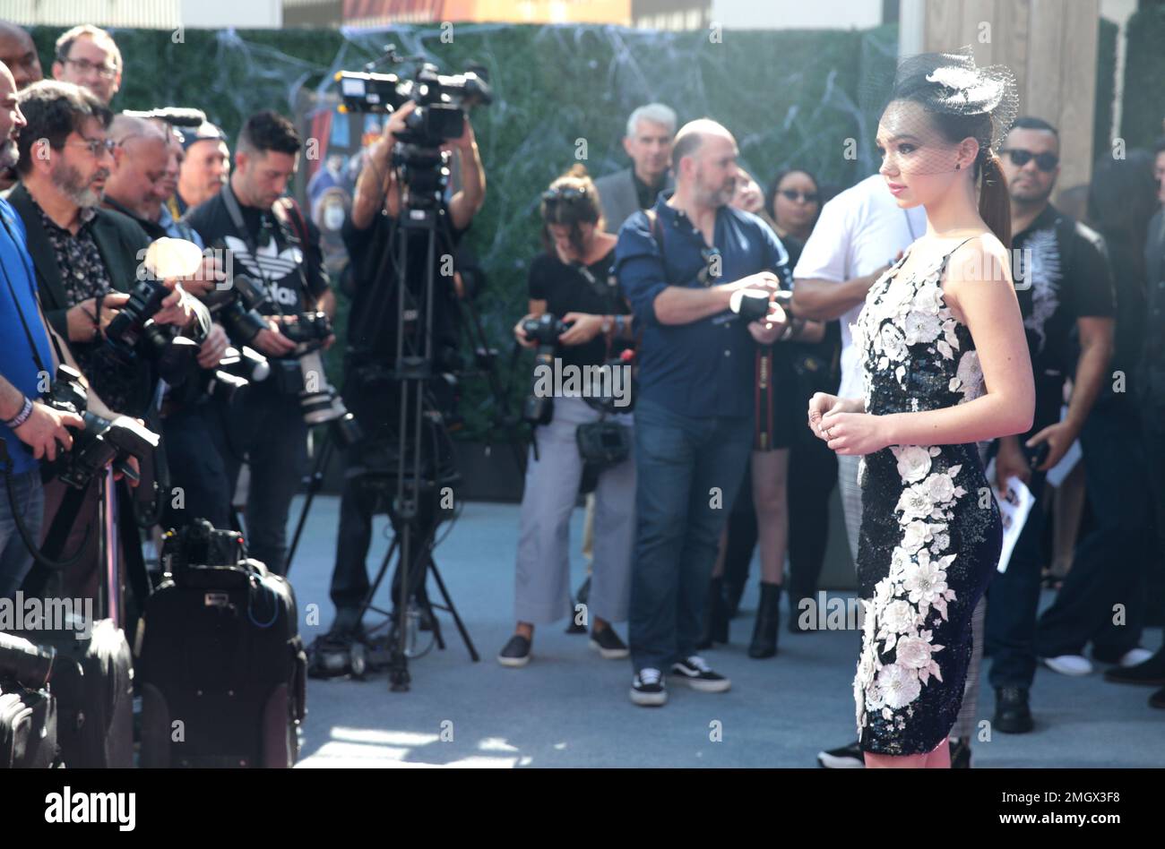 Ruby Jay attends the Los Angeles premiere of "The Addams Family" at ...