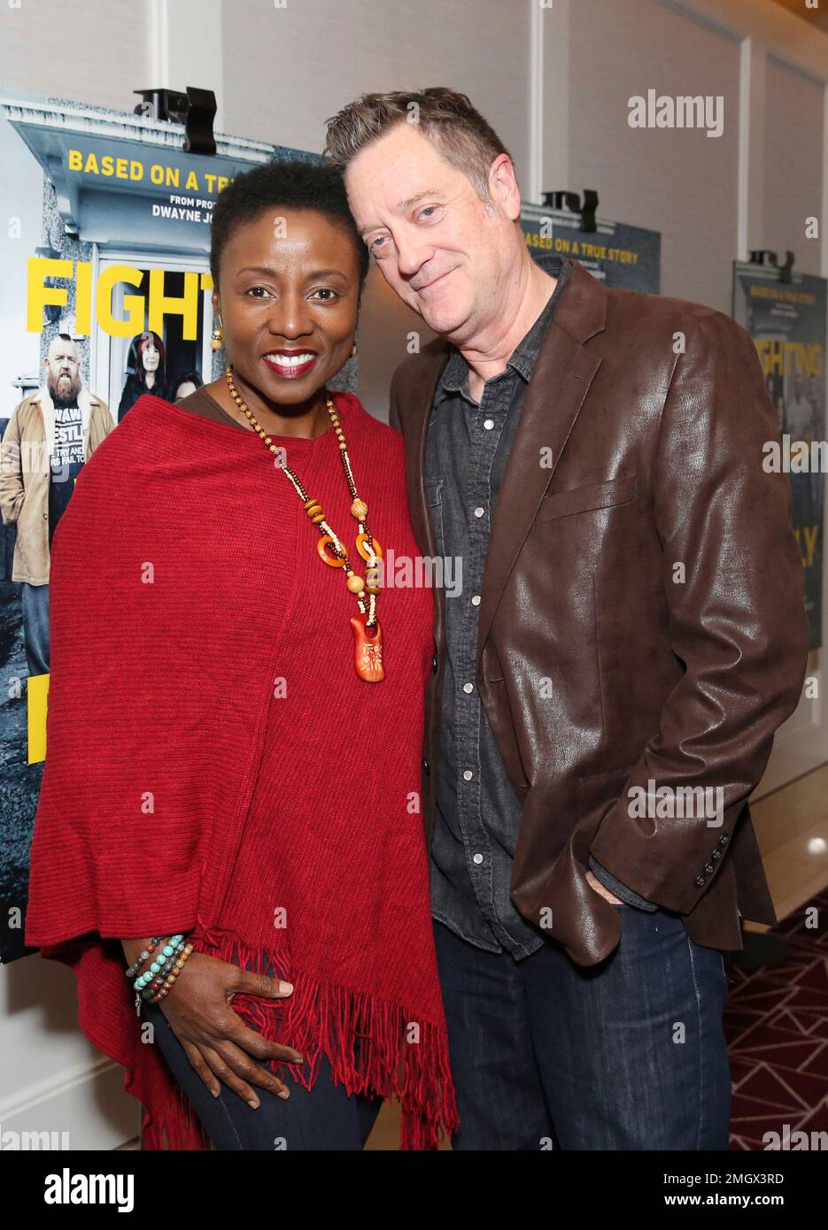 Joni Bovill and Kirk Bovill seen at the Metro Goldwyn Mayer Pictures ...