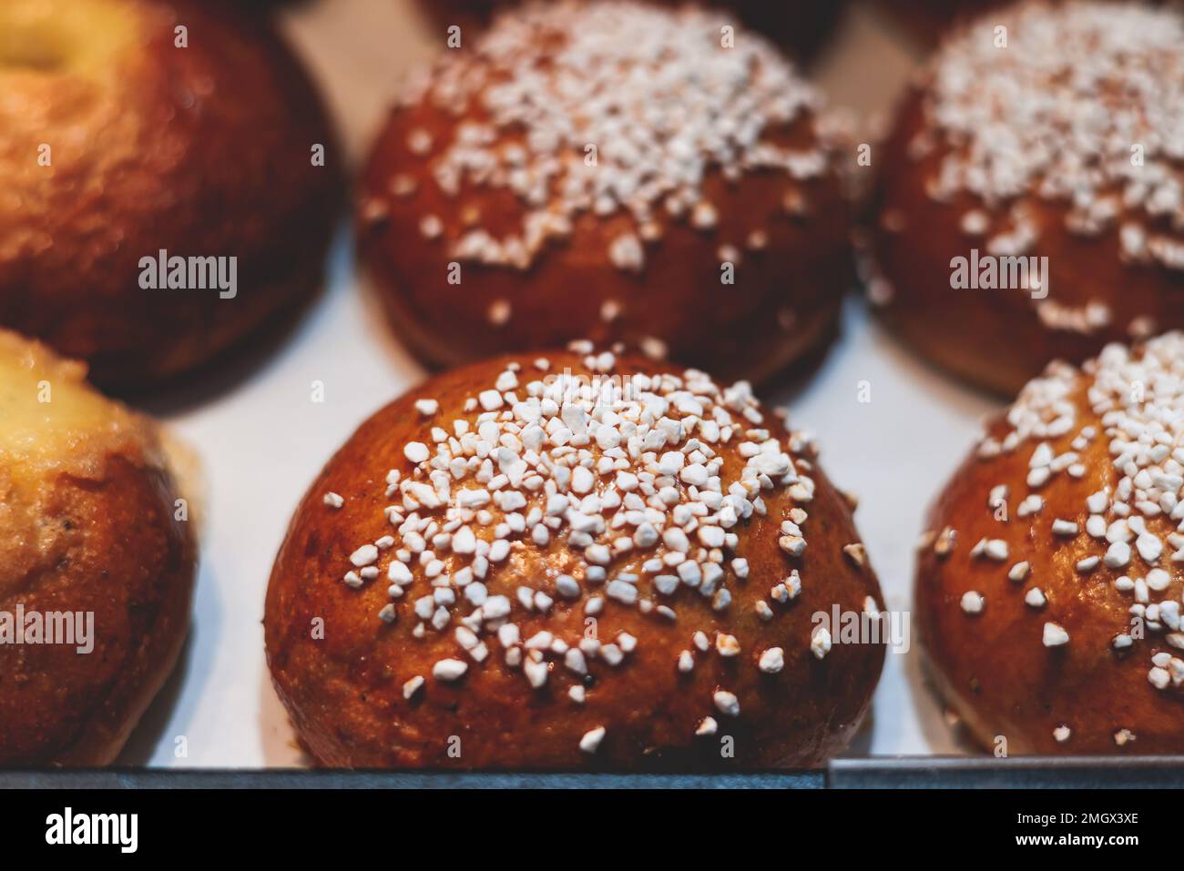 Variety assortment of traditional finnish sweets and pastries with ...