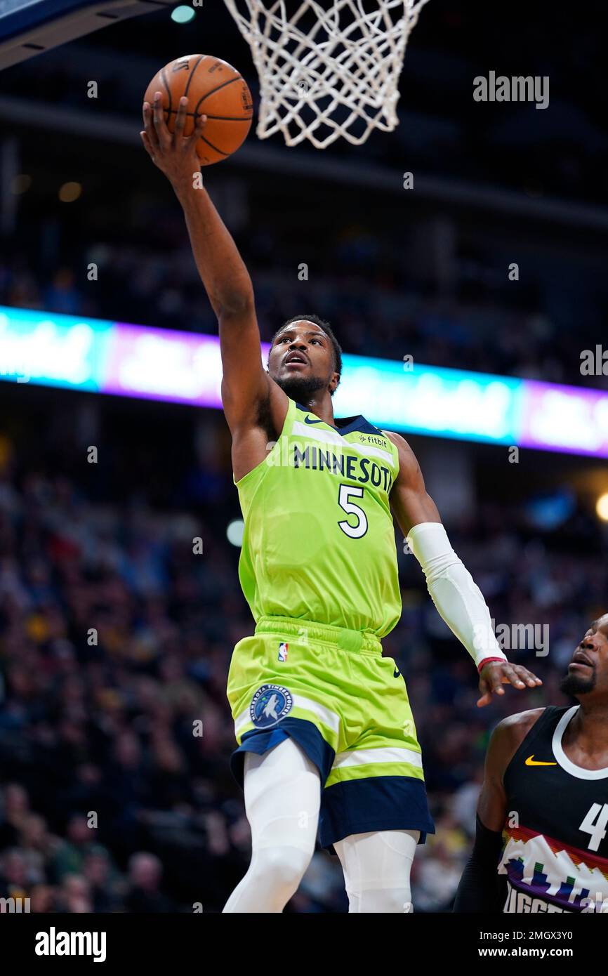 Minnesota Timberwolves guard Malik Beasley goes up for a shot during an ...