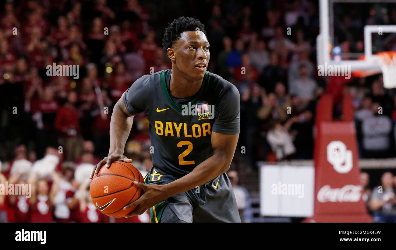 Baylor guard Devonte Bandoo (2) during an NCAA college basketball game ...
