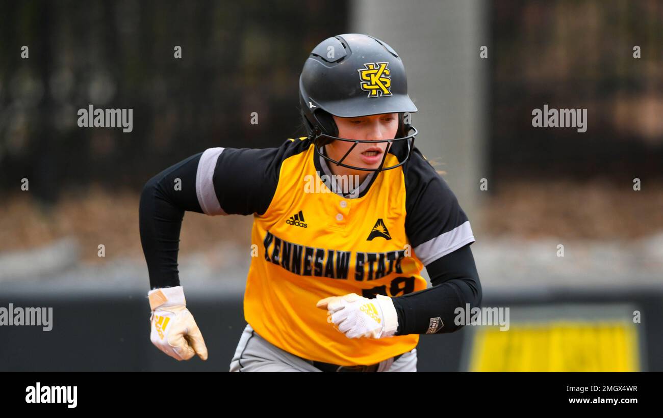 Kennesaw State player Taylor Cates plays against East Tennessee State ...