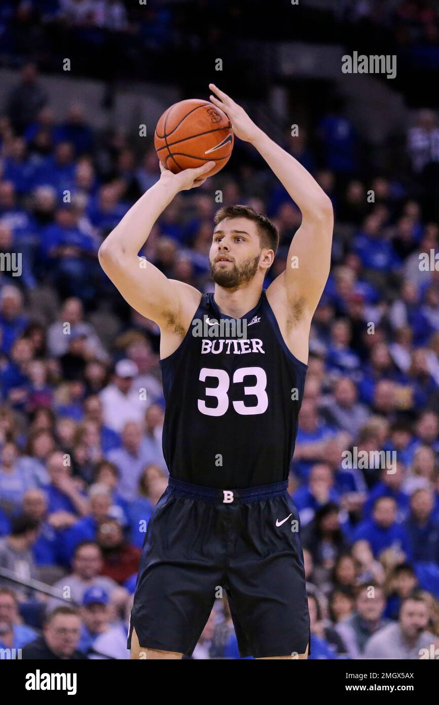 Butler's Bryce Golden (33) during the first half of an NCAA college ...