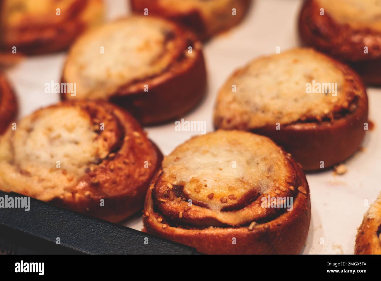 Variety assortment of traditional finnish sweets and pastries with ...