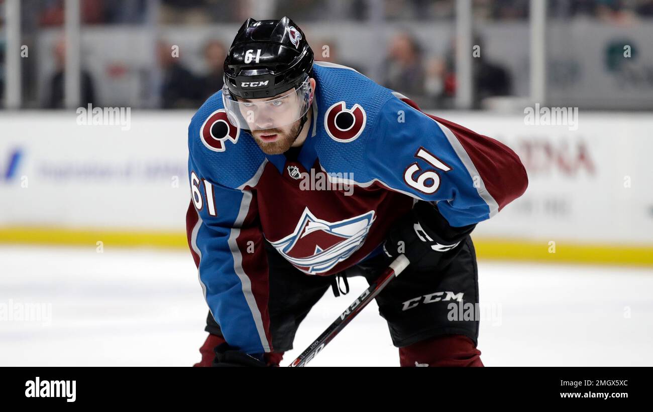 Colorado Avalanche's Martin Kaut during the first period of an NHL ...
