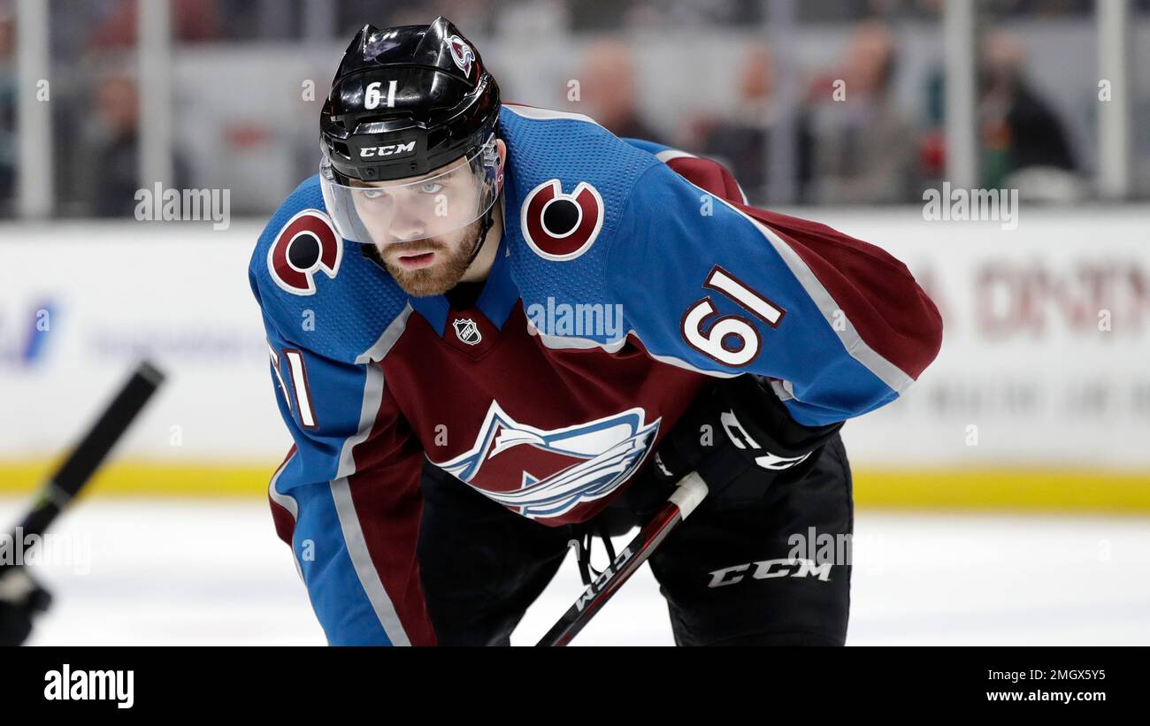 Colorado Avalanche's Martin Kaut during the first period of an NHL ...