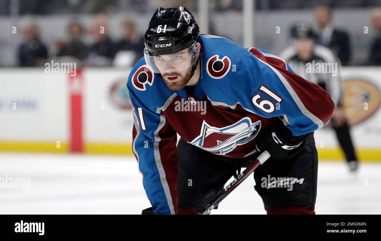 Colorado Avalanche's Martin Kaut during the first period of an NHL ...