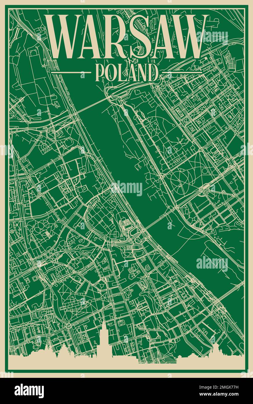 Retro warsaw poster hi-res stock photography and images - Alamy