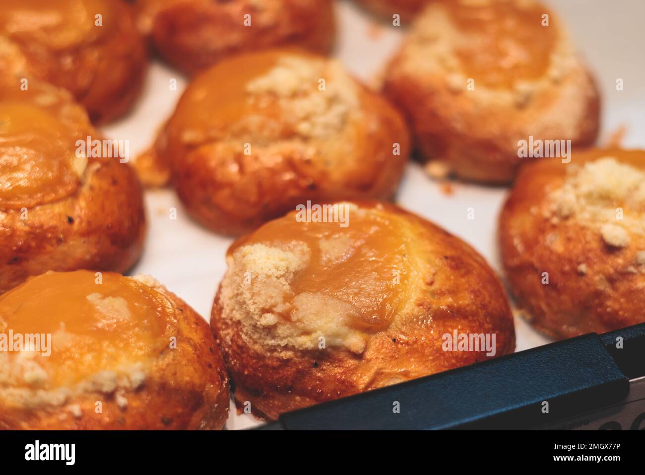 Variety assortment of traditional finnish sweets and pastries with ...