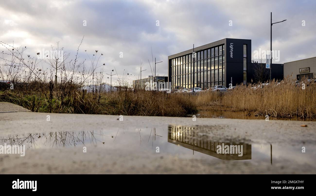 HELMOND - Exterior of the building of solar car maker Lightyear. Almost ...