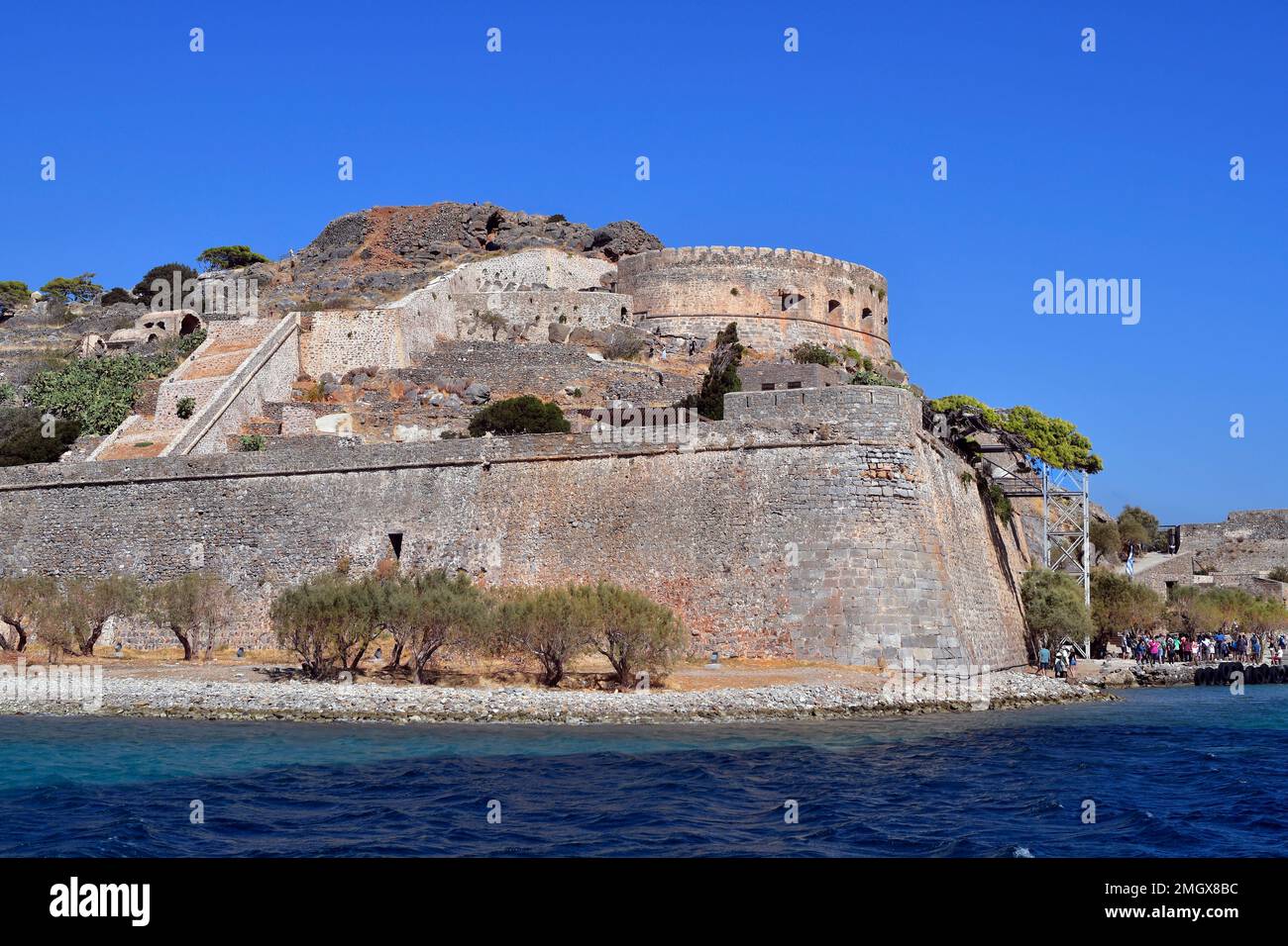 Plaka, Crete, Greece - October 10, 2022: Unidentified tourists visit ...