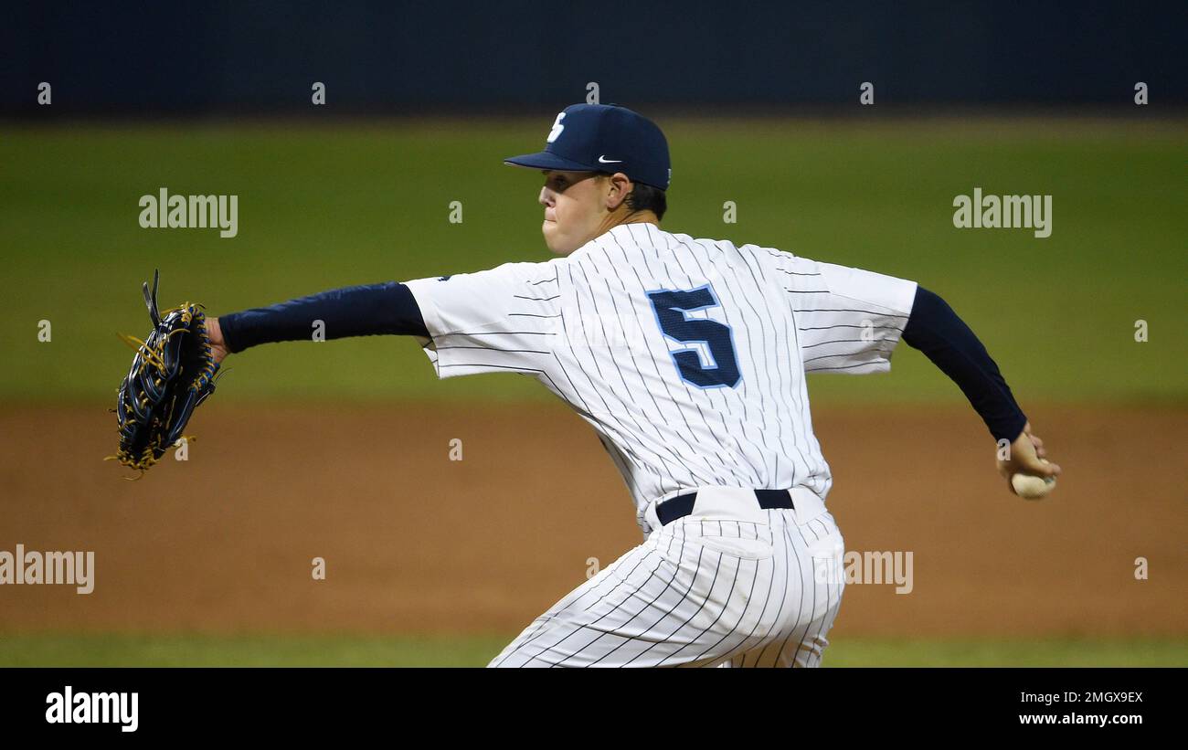 San Diego's Jack Hyde plays during an NCAA baseball game against ...