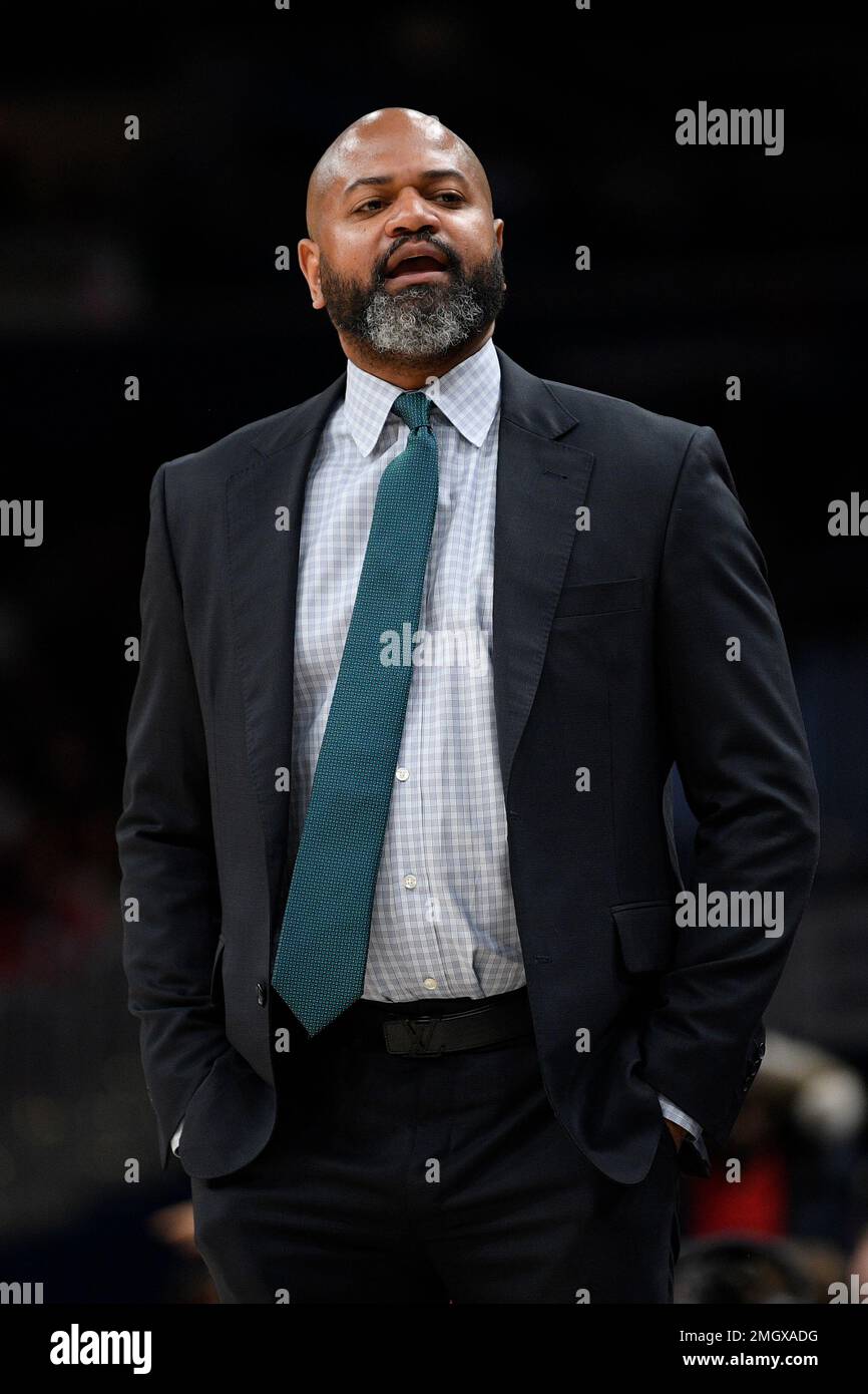 Cleveland Cavaliers head coach J.B. Bickerstaff stands on the court ...
