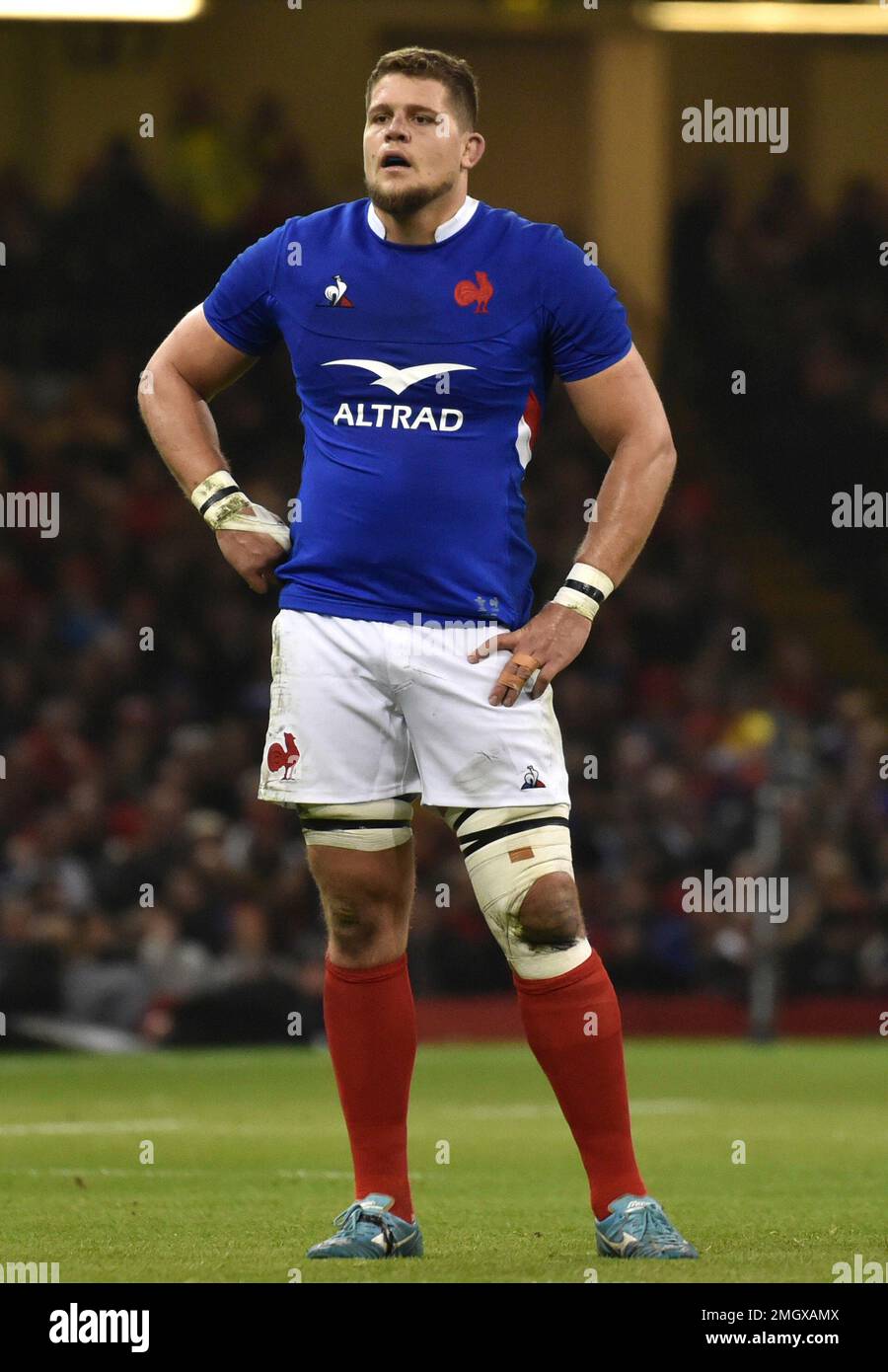 France's Paul Willemse during the Six Nations rugby union international ...