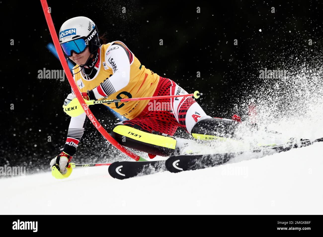 Austria's Franziska Gritsch competes during an alpine ski, women's ...