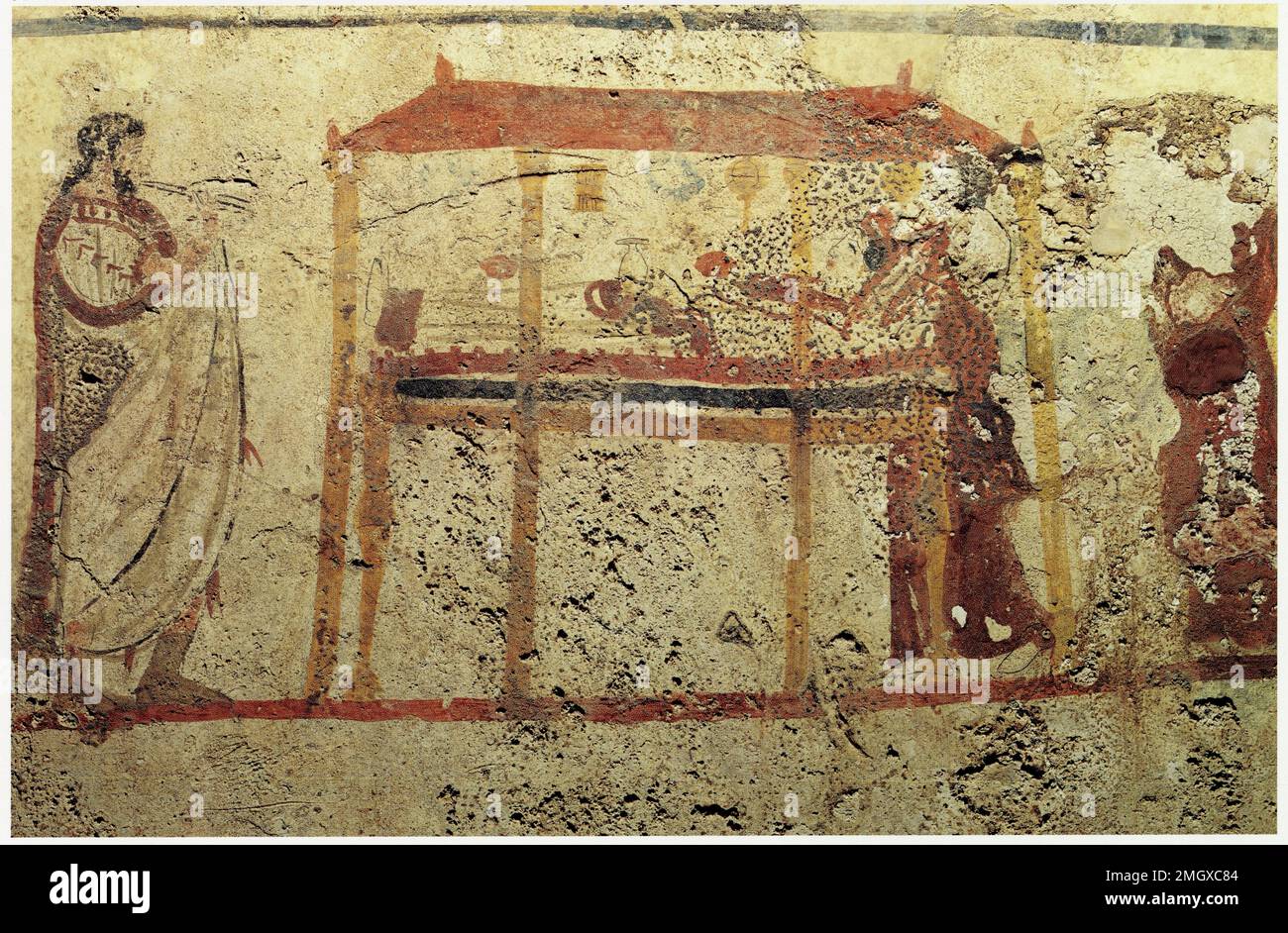 THE PAINTED TOMB OF PAESTUM Stock Photo - Alamy