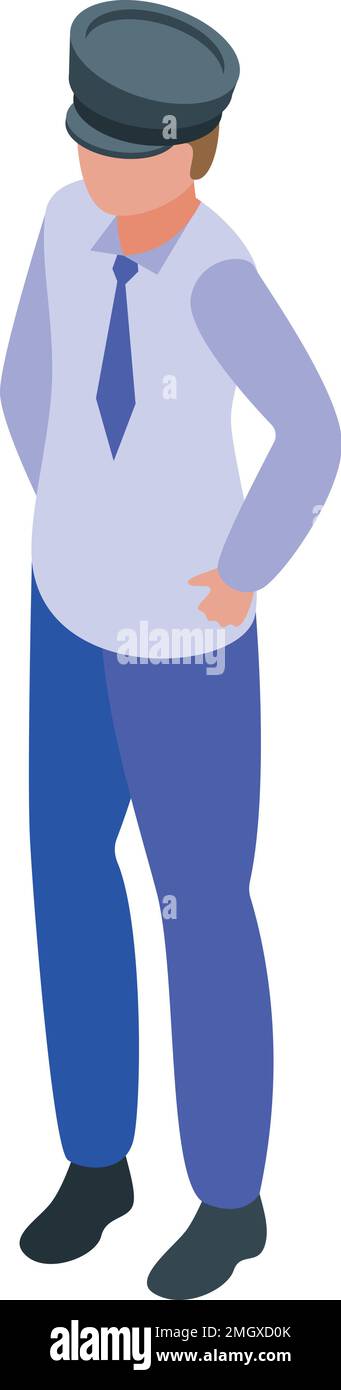 London bus driver icon isometric vector. Transport tour. British uk ...