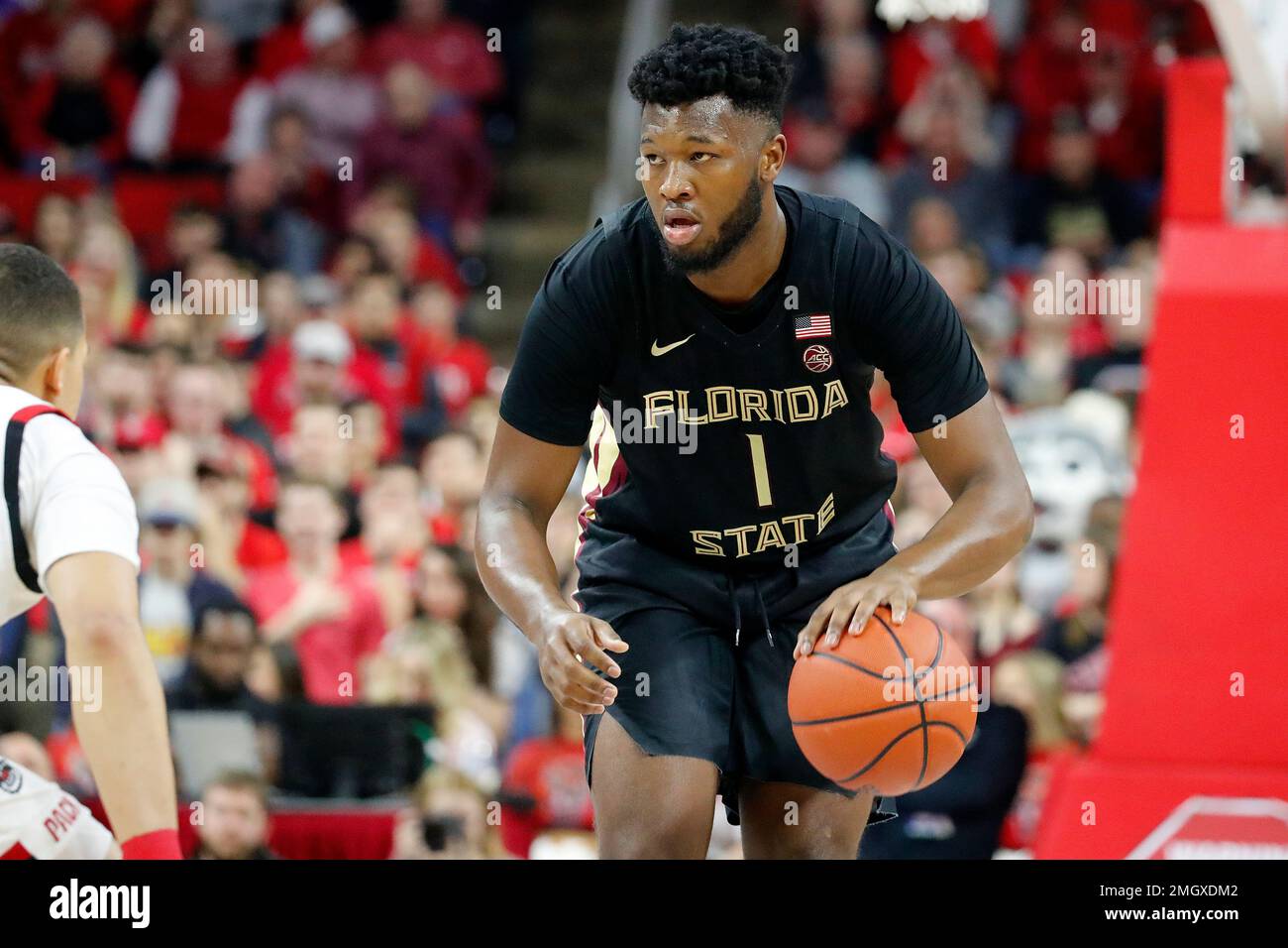 Florida State's RaiQuan Gray (1) brings the ball up the court against ...
