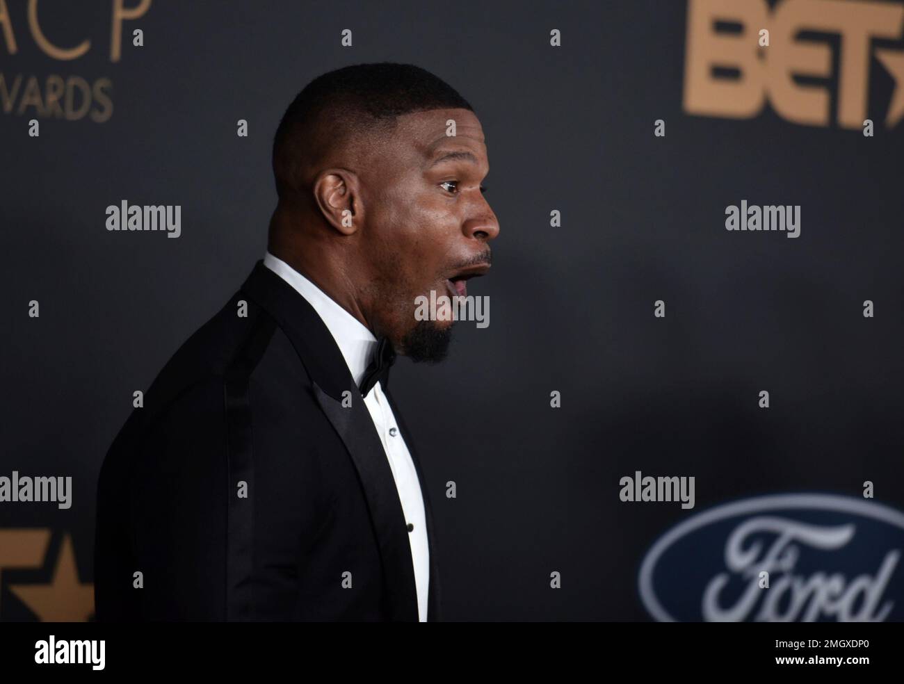 Jamie Foxx arrives at the 51st NAACP Image Awards at the Pasadena Civic ...