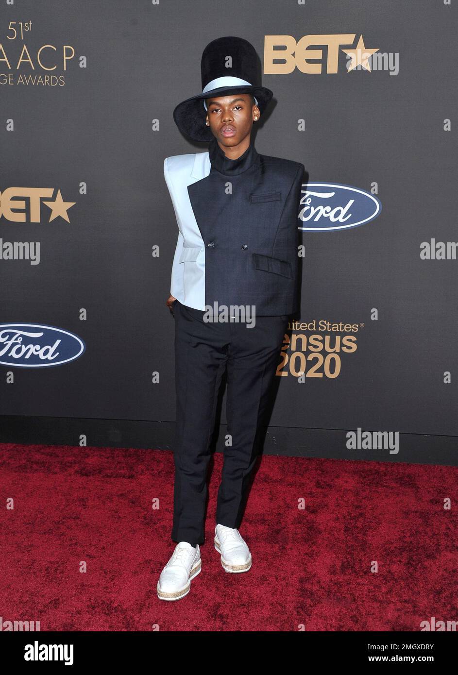 Jahi Di'Allo Winston arrives at the 51st NAACP Image Awards at the ...