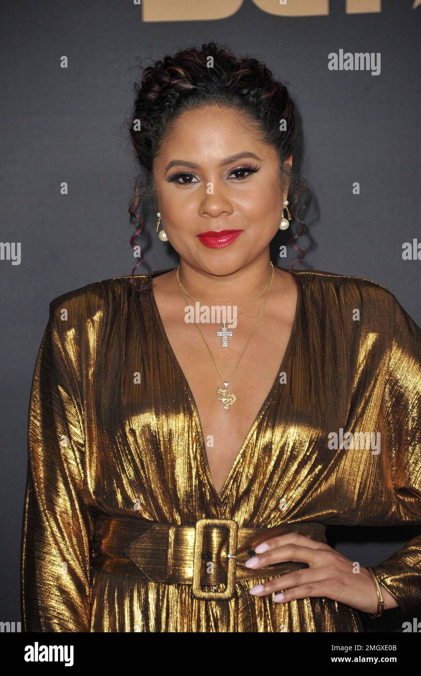 Angela Yee arrives at the 51st NAACP Image Awards at the Pasadena Civic Auditorium on Saturday ...
