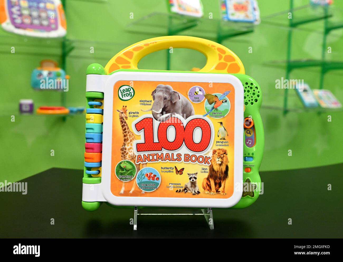 100 Animals Book from LeapFrog is on display at Toy Fair New York ...
