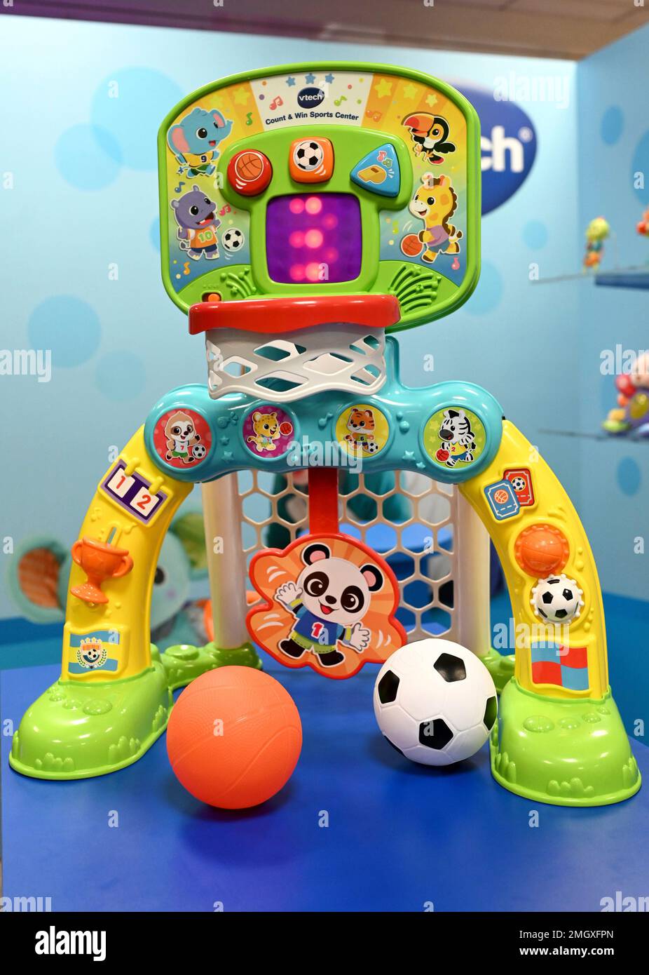 Count & Win Sports Center is on display at Toy Fair New York, Saturday ...
