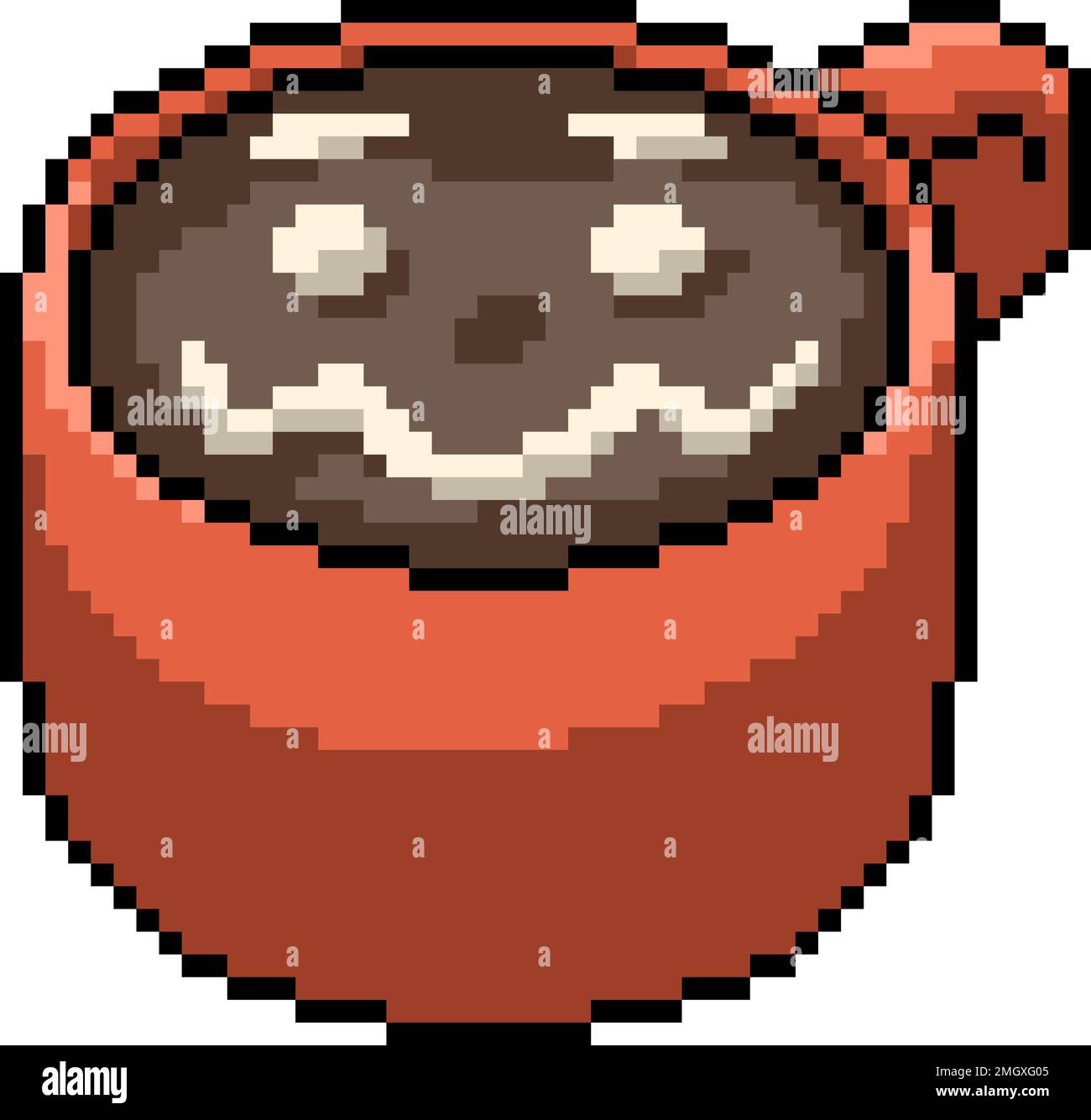 Coffee pixel hi-res stock photography and images - Alamy