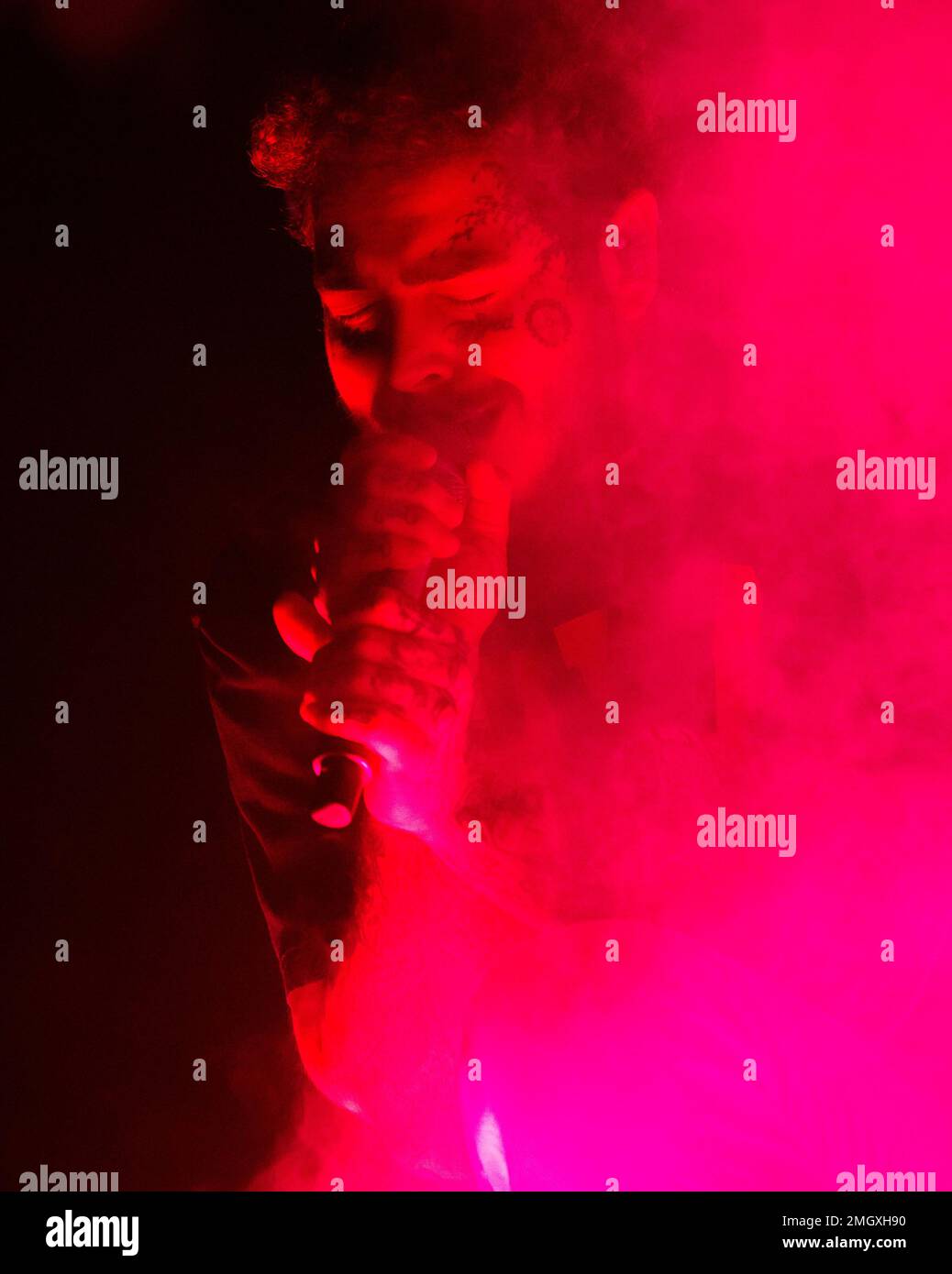 Post Malone performs in concert during his "Runaway Tour" at The Wells ...