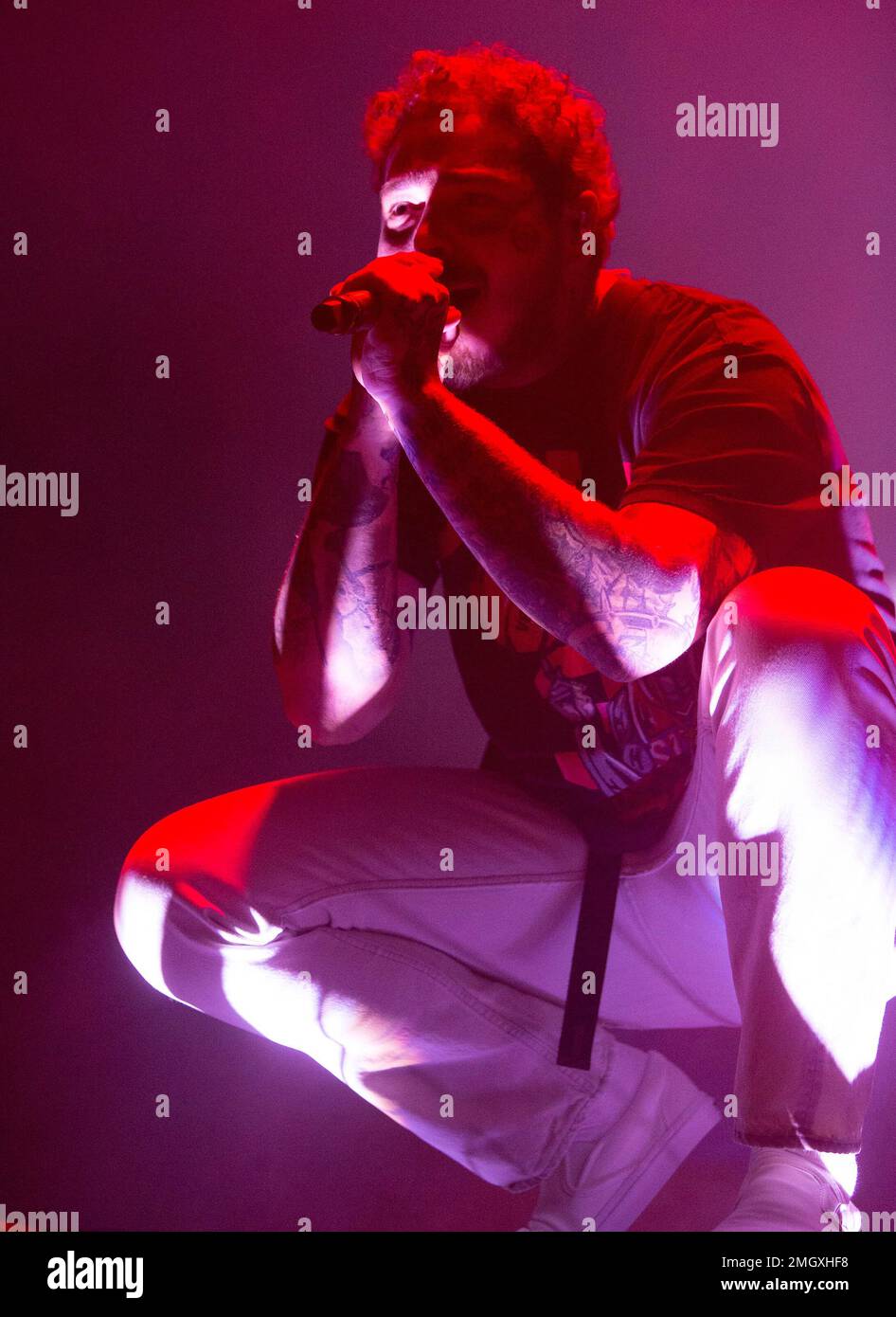 Post Malone performs in concert during his "Runaway Tour" at The Wells ...