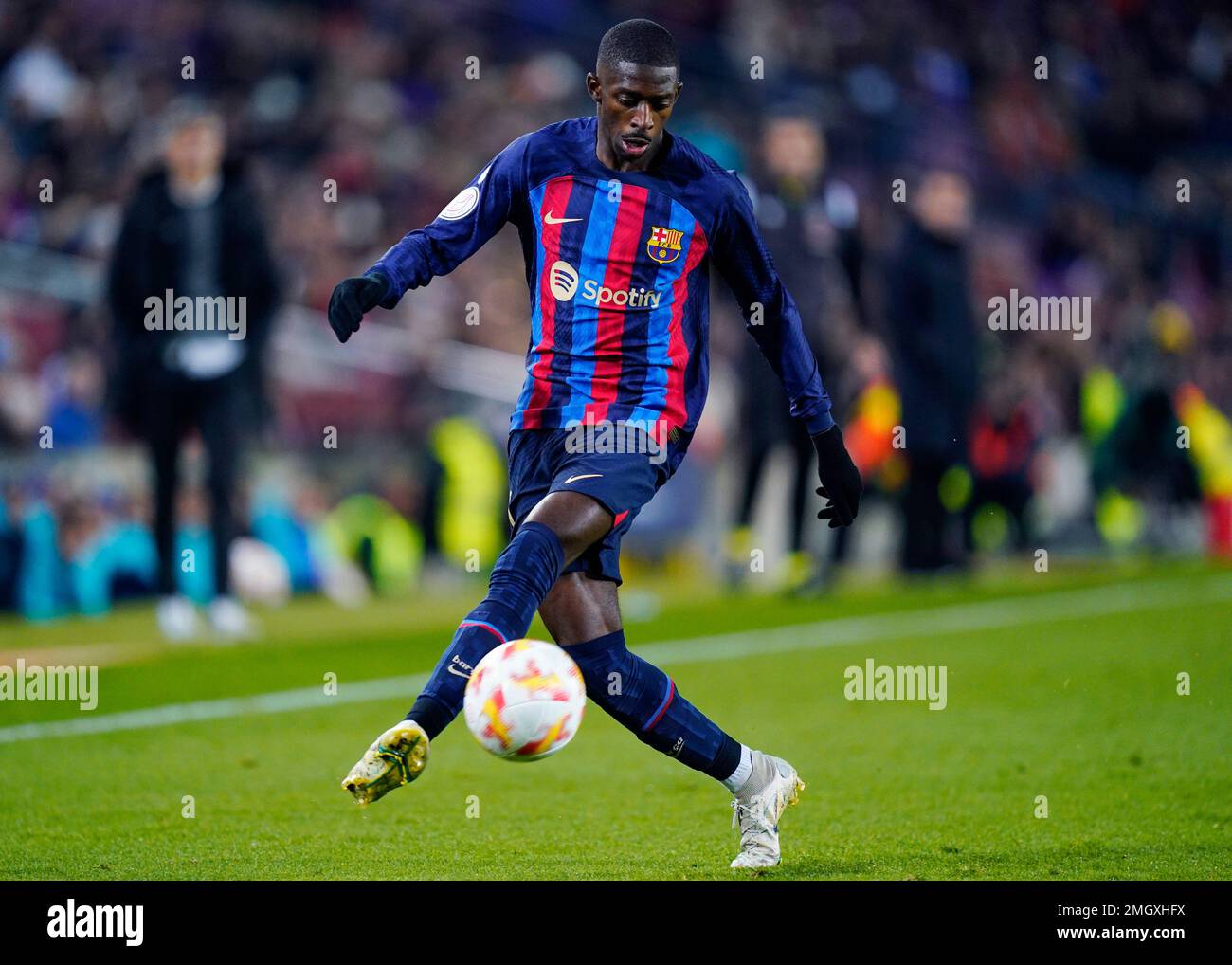 Ousmane Dembele of FC Barcelona during Copa del Rey, Quarter-Final the ...