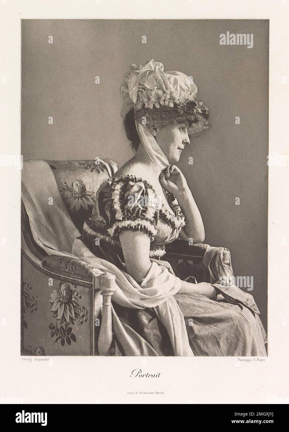 Constant Puyo - Portrait of Unknown Lady Stock Photo - Alamy