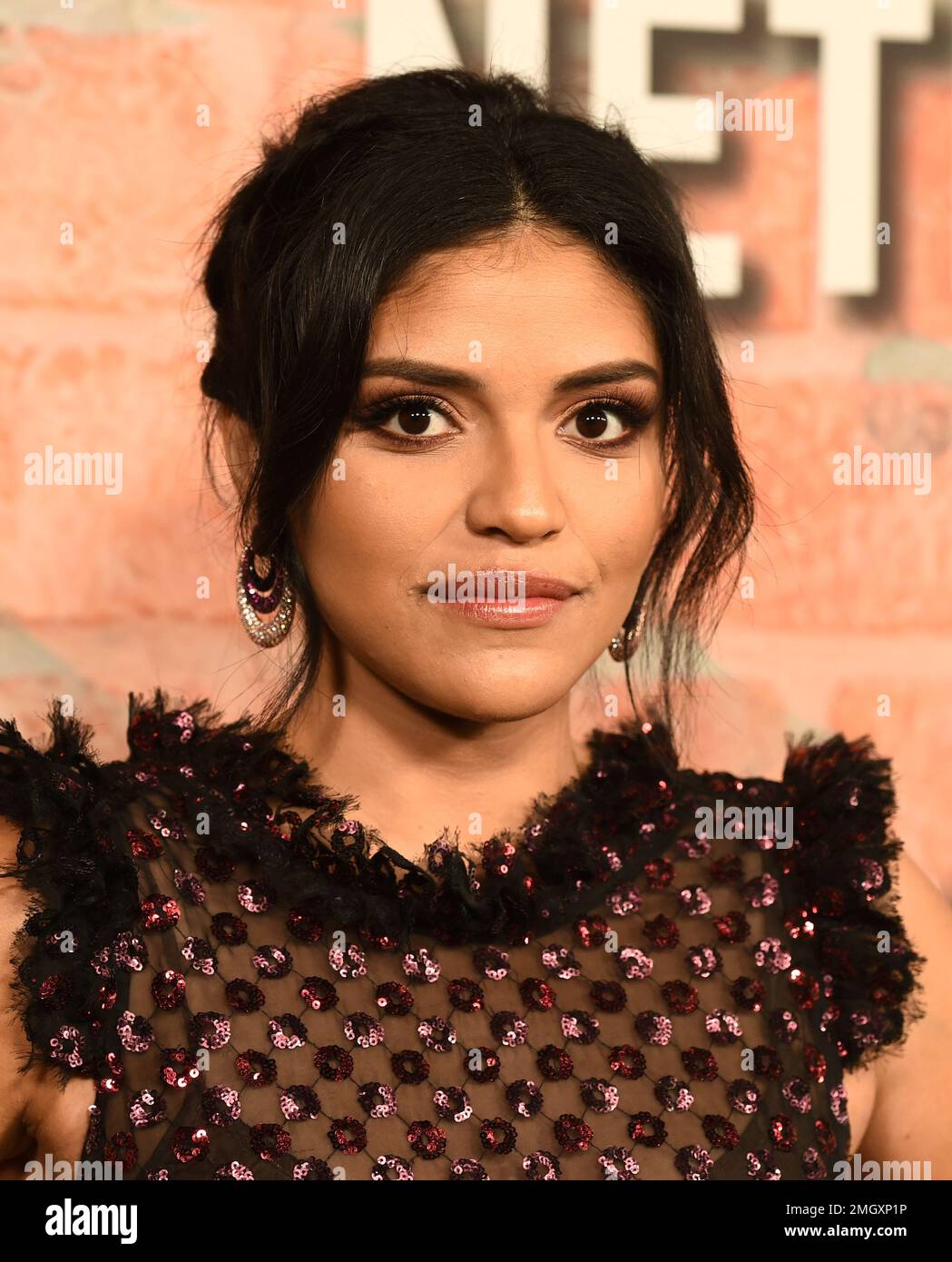 Karrie Martin, a cast member in the Netflix series "Gentefied," poses ...