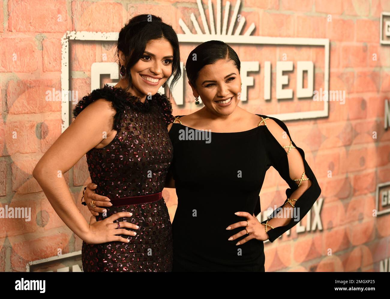 Karrie Martin, left, and Annie Gonzalez, cast members in the Netflix ...