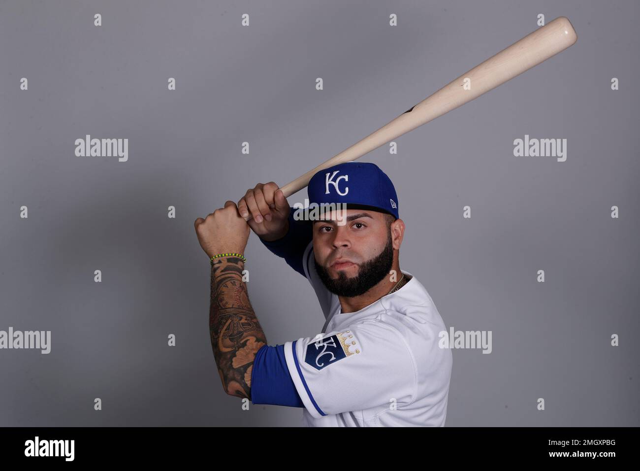 This is a 2020 photo of Emmanuel Rivera of the Kansas City Royals baseball team. This image ...
