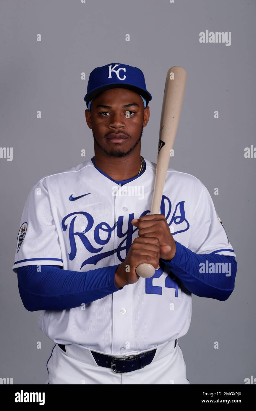 This is a 2020 photo of Khalil Lee of the Kansas City Royals baseball ...