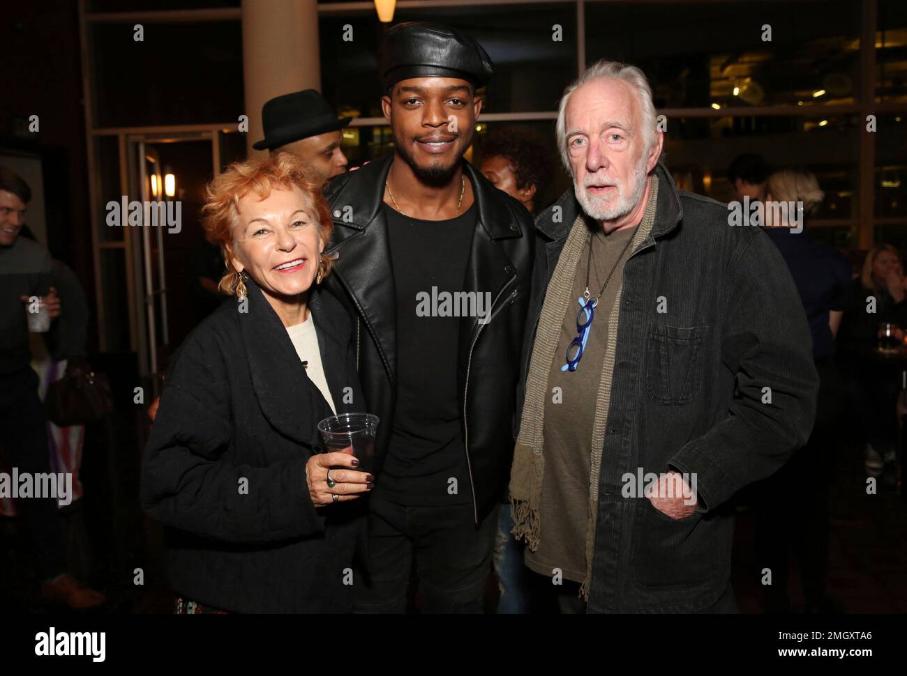 Caroline Ducrocq, Stephan James and Howard Hesseman seen at the ...