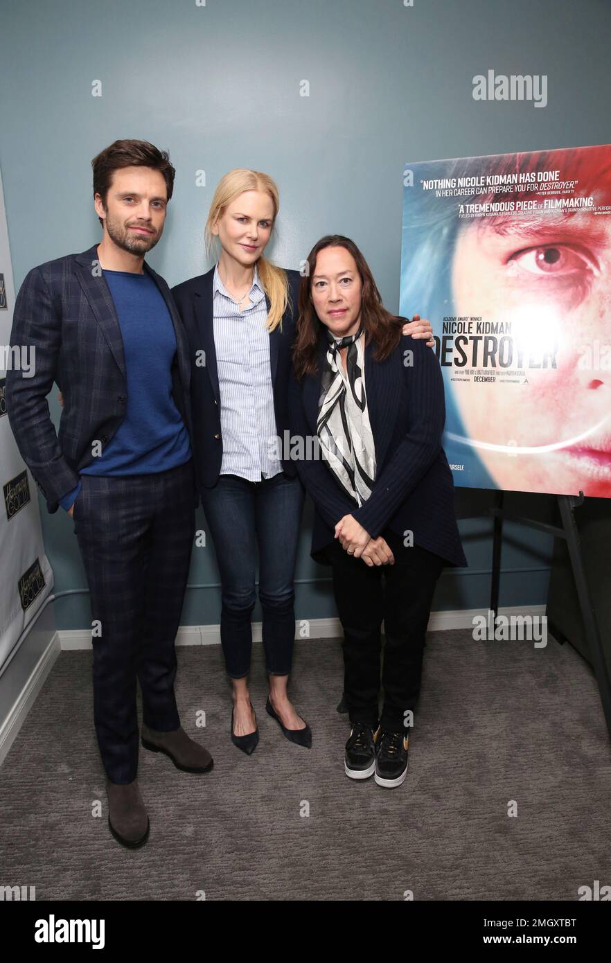 Sebastian Stan, Nicole Kidman and Karyn Kusama seen at the Annapurna ...