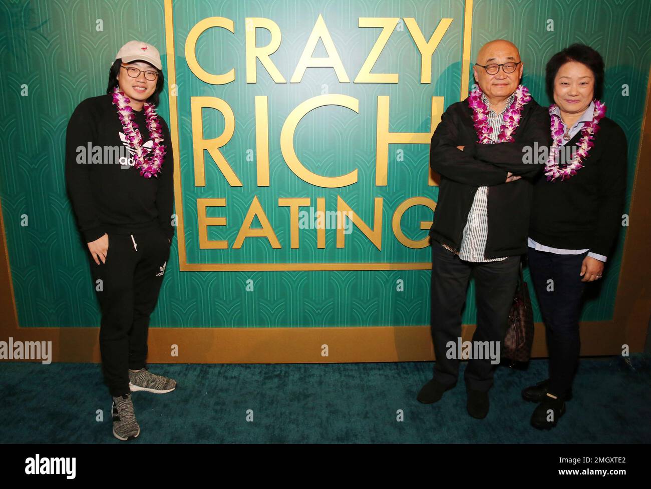 Jimmy O. Yang, Richard Ouyang and Amy Cheung at Crazy Rich Eating: A Pop-Up Restaurant Inspired ...