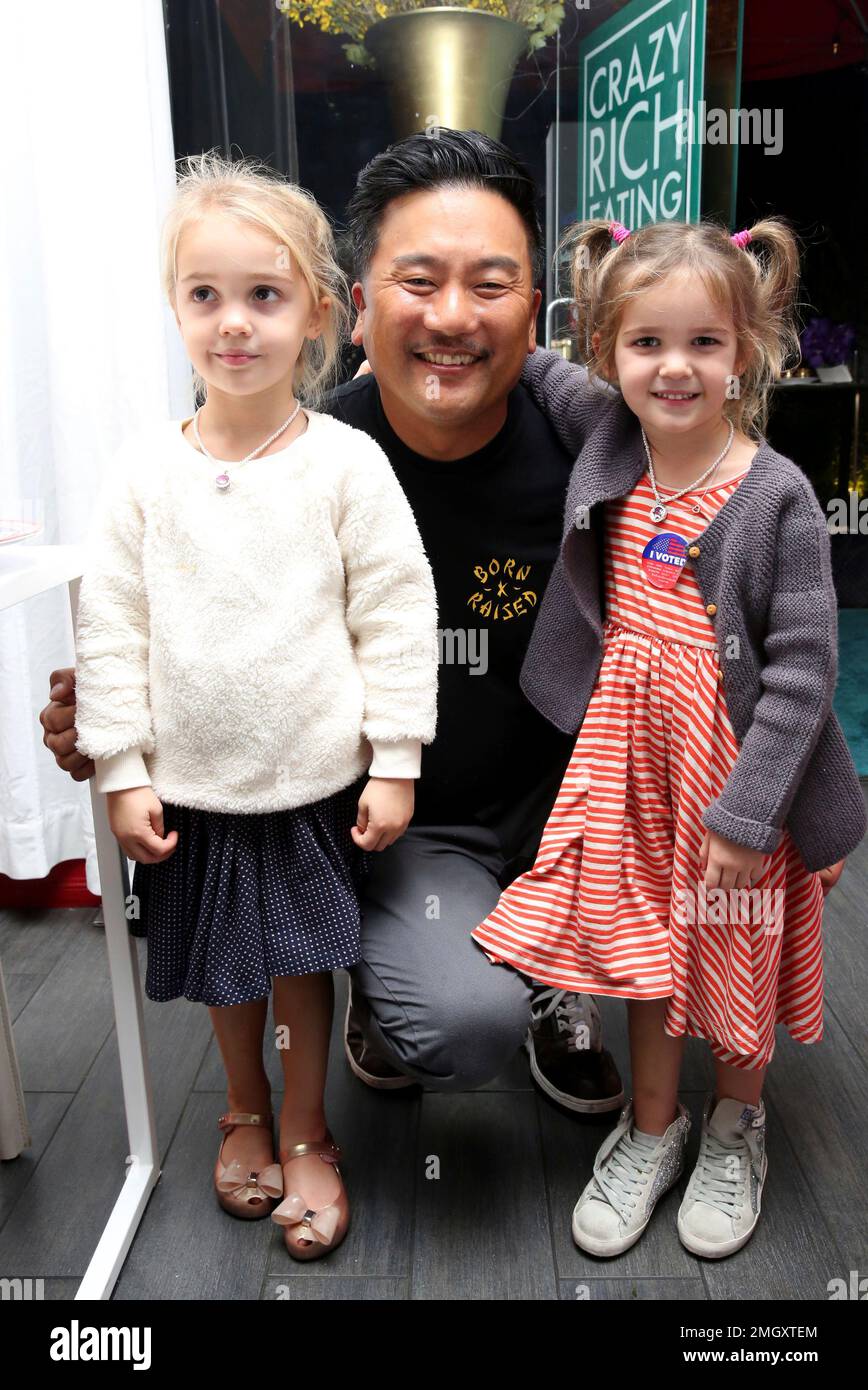 Emma Stauffer, Roy Choi and Mila Stauffer seen at Crazy Rich Eating: A ...