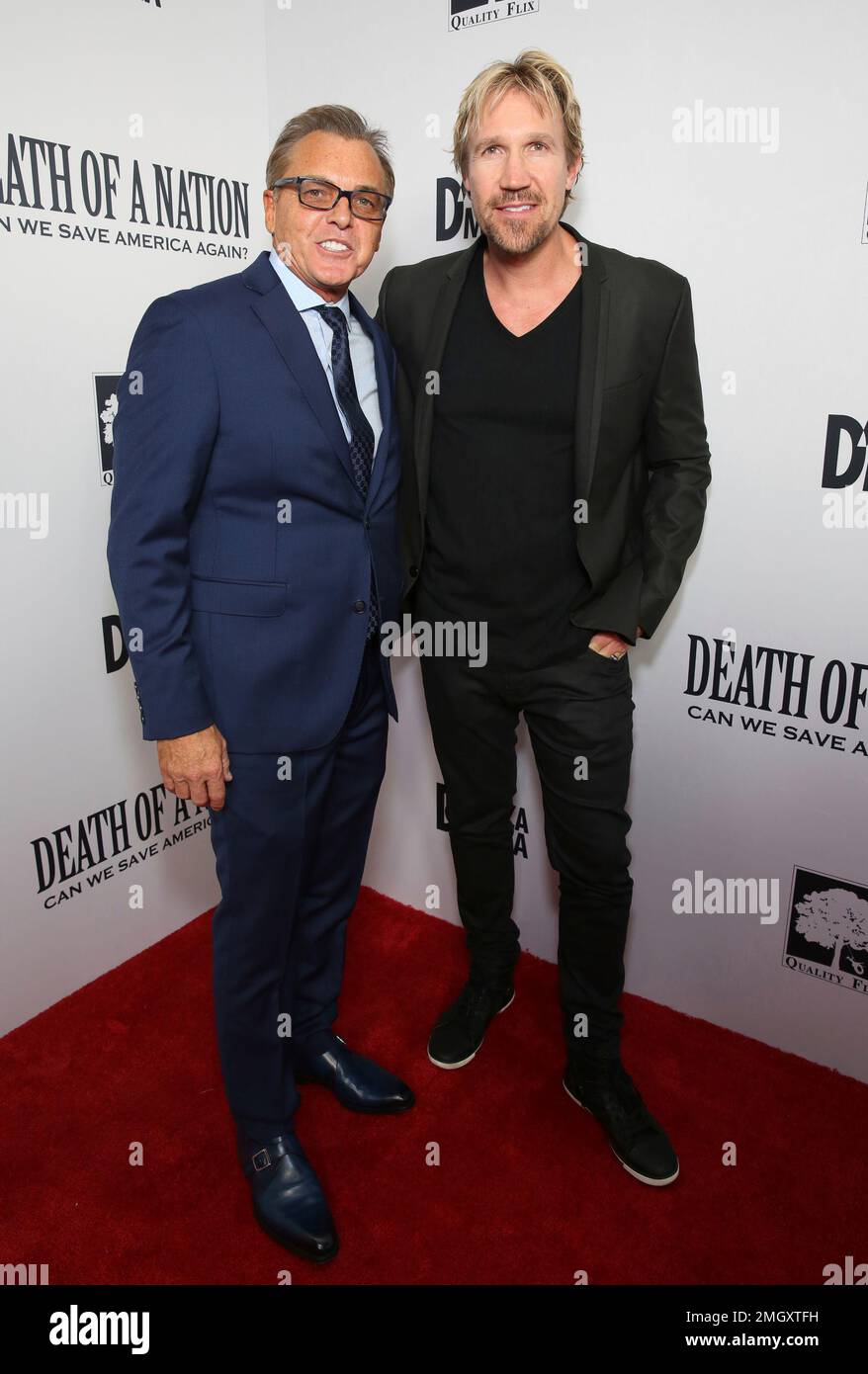 Co-producer Aaron Brubaker and David A.R. White seen at the premiere of ...