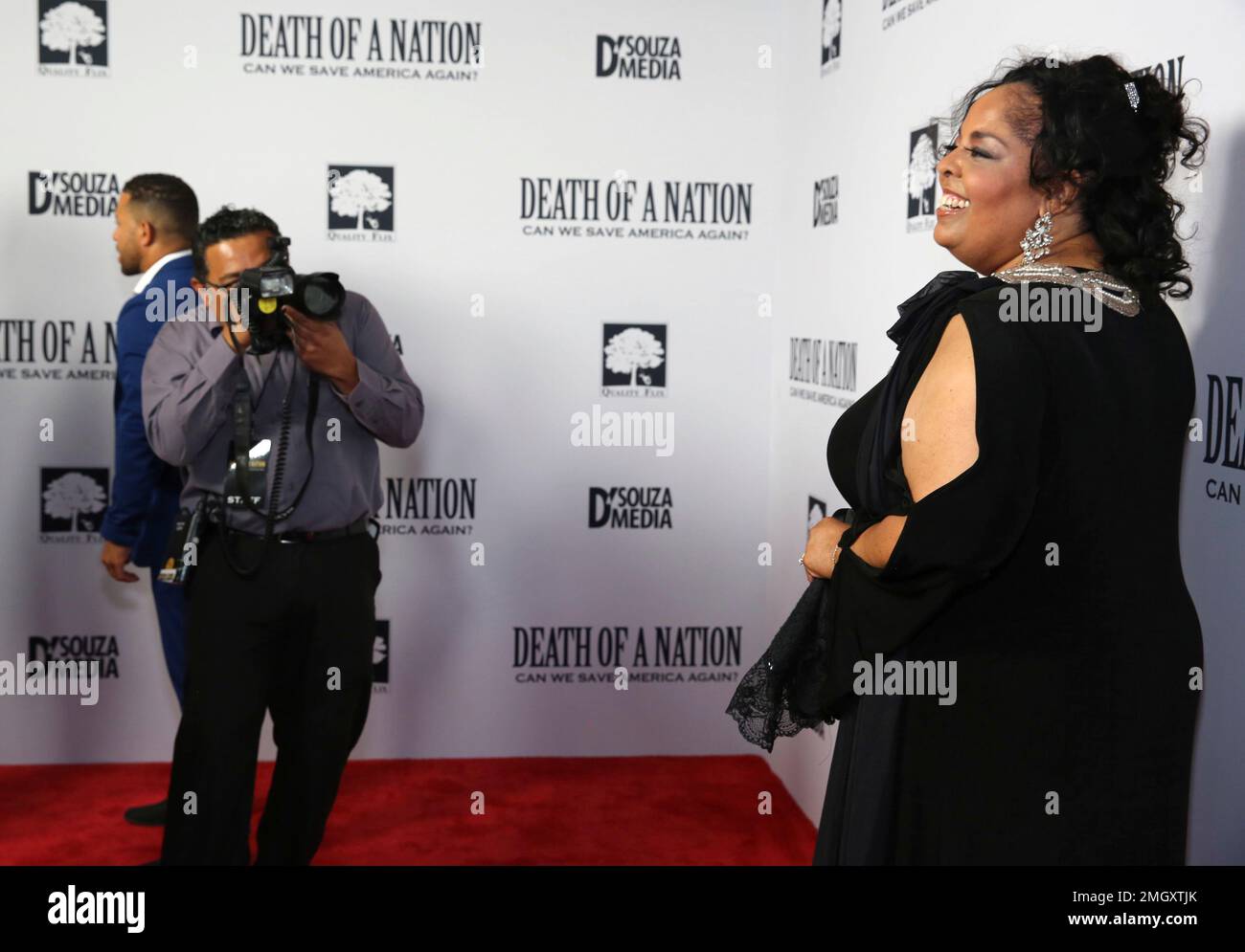 Angela Primm seen at the premiere of "Death of a Nation" on Tuesday ...